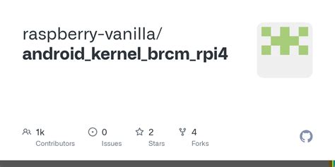 GitHub Raspberry Vanilla Android Kernel Brcm Rpi