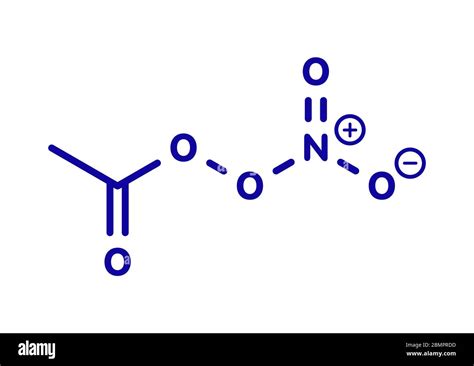Peroxyacetyl Nitrate Pan Pollutant Molecule Secondary Pollutant Found In Photochemical Smog