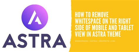 how to remove whitespace on the right side of mobile and tablet view in