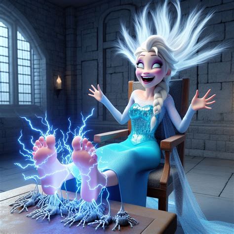 Elsas Feet Electro Tickled Ai In A Dungeon By Tjcyber47 On Deviantart