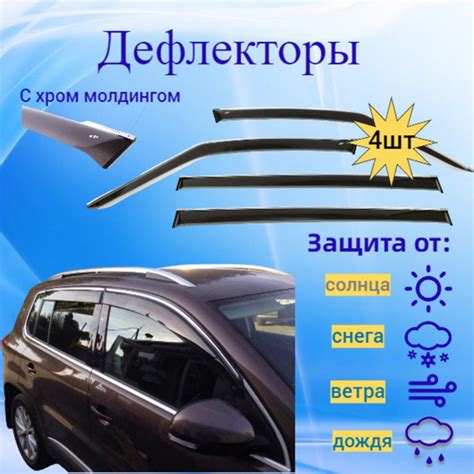 Дефлектор для окон Cobra Tuning /F10512 для FAW V5 купить по выгодной ...