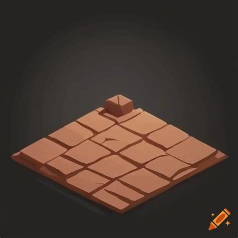 Sandstone Rpg Isometric Empty Tiles Black Background