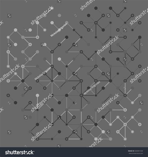 Geometric Lines Dots Line Pattern Modern Stock Vector Royalty Free 583091539 Shutterstock