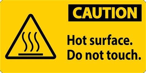 Caution Hot Surface Vector Art Icons And Graphics For Free Download