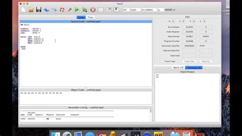 Pep8 Assembly Reading In Decimal Numbers And Adding With The
