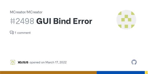 gui bind error · issue 2498 · mcreator mcreator · github