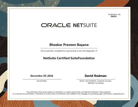 Netsuite Certification Suitefoundation Bhaskar Praveen 14 Comments