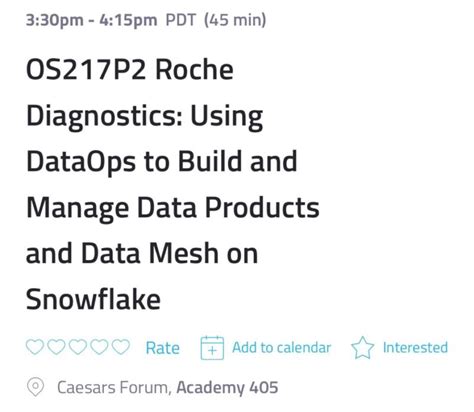 Hassan Diab On Linkedin Snowflakesummit2022 Truedataops Dataproducts Datamesh Snowflake