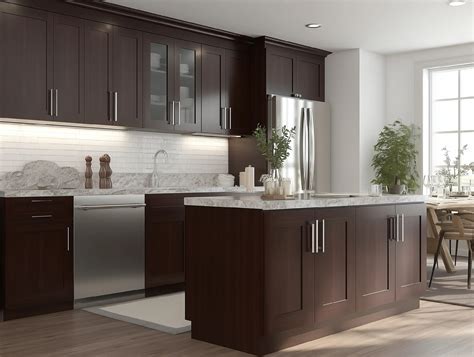 Shaker Espresso Cabinet Sample Door Rta Sample Like Cabinets
