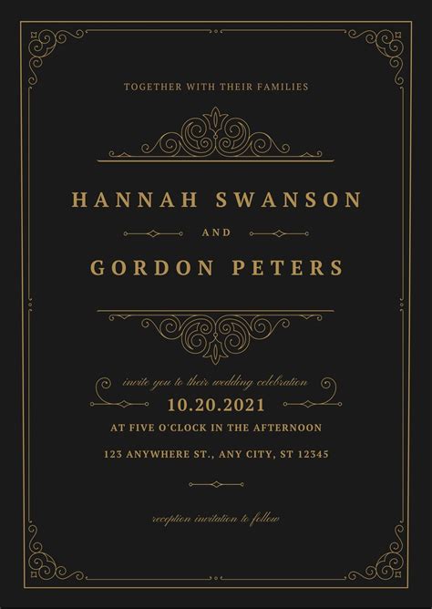 Formal Invitation Template