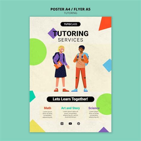 Tuition Poster Psd High Quality Free Psd Templates For Download Freepik