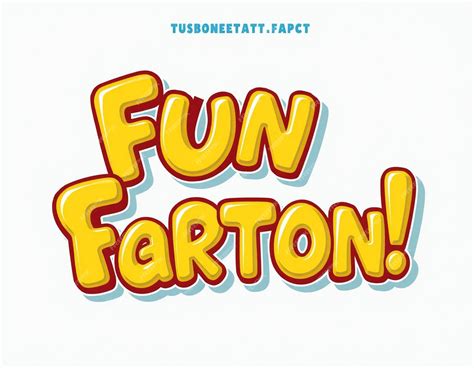 Fun Cartoon Text Effect Premium Ai Generated Image