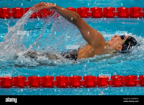 Yui Ohashi Jpn Competing In The Womens 200 Metre Individual Medley Heat At The 2024 Olympic