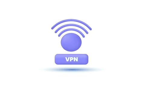 3d Realistic Vpn Illustration Trendy Icon Modern Style Object Symbols Illustration Isolated On