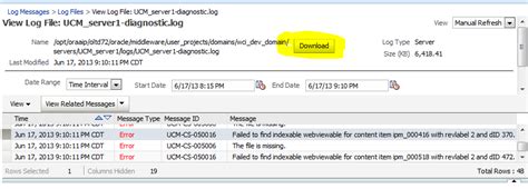 Fortune Minds Oracle Adf How To Access Log Files In Weblogic