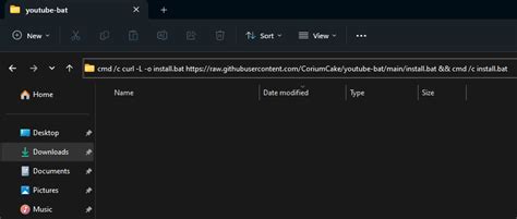 Github Coriumcakeyoutube Bat Very Lightweight Youtube Download