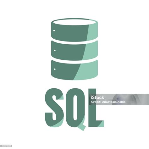 ui desain ikon database sql atau aplikasi ux ilustrasi stok unduh