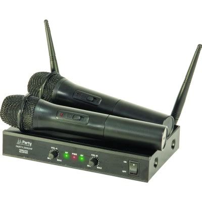 Wireless 2 Channel UHF Microphone System BST Distribution
