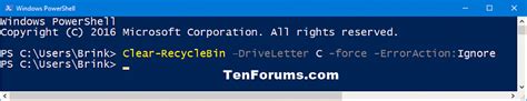 Empty Recycle Bin In Windows 10 Tutorials