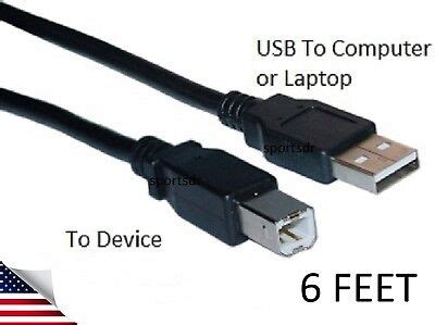 USB Cable Cord For HP DeskJet D F F F Printer EBay