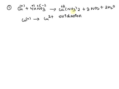 SOLVED: Determine the oxidation state of each element in HNO3 after the ...