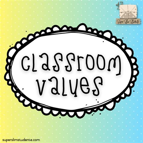 Classroom Values Choose Language Super Slim Studente