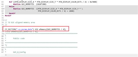 How To Remove Some Section Of Psoc6 Hex Compiled B Infineon