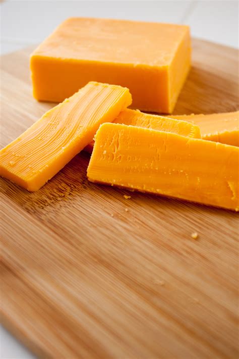 Coloured Mild Cheddar Cheese Block 5kg The Trent Cheese Company
