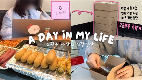 Vlog 암룡적 주문0건됐고 그냥 V나 하자 V 폐업위기 쇼핑몰 사장 피땀빼는 정신력 1인 악세사리 포장 Asmr 에이블리 지그재그 쿠팡 스마트스토어