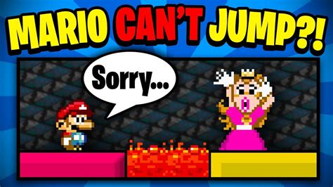 Mario But He Cant Jump Youtube