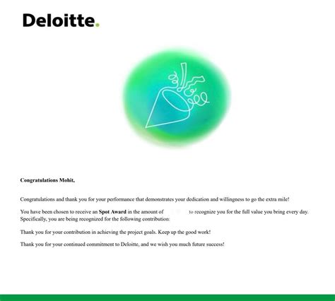 Mohit Kumar On Linkedin Thankyou Deloitte For Acknowledging My Hardwork And Commitment To The…