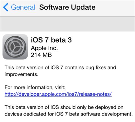 what s new in ios 7 beta 3 softpedia