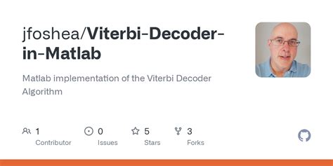 github jfoshea viterbi decoder in matlab matlab implementation of