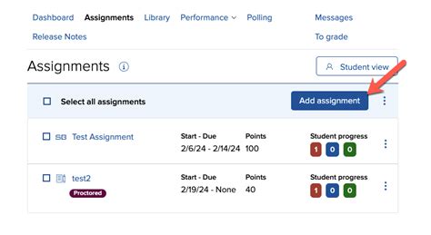 Connect Create Assignments