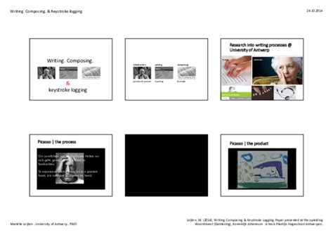 Pdf Writing Composing And Keystroke Logging