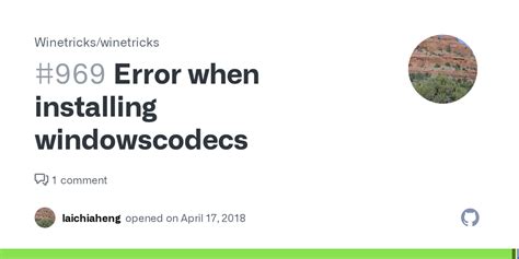 Error When Installing Windowscodecs Issue Winetricks Winetricks GitHub