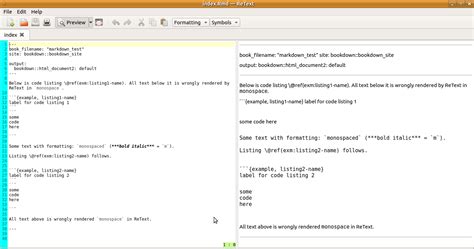 ReText Incorrectly Renders Document With Fenced Code Blocks Issue Retext Project Retext