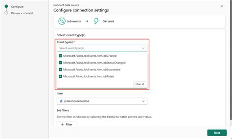 Set Alerts On Job Events In Real Time Hub Microsoft Fabric Microsoft Learn