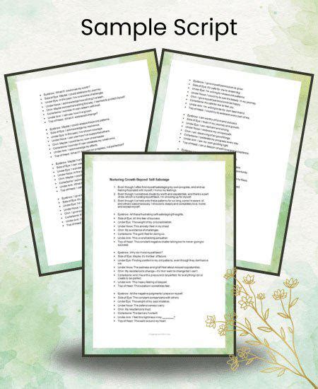 Eft Tapping Script Bundle 60 Transformative Scripts Powered By