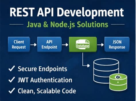 A Secure And Scalable Rest Api Built Using Java Or Nodejs Upwork