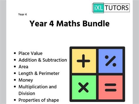 Year 4 Maths Lessons Teaching Resources