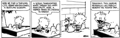 4 Panel Comic Calvin And Hobbes By Bill Watterson Calvin Is A Young