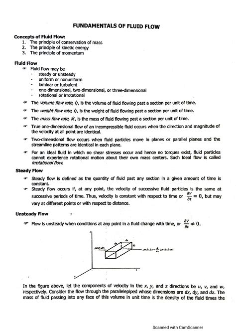 SOLUTION: Fluid mechanics fundamentals of fluid flow - Studypool