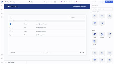 Quickstart Guide ToolJet