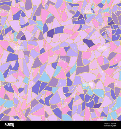 Bright Abstract Mosaic Seamless Pattern Vector Glitter Background For Design And Decorate