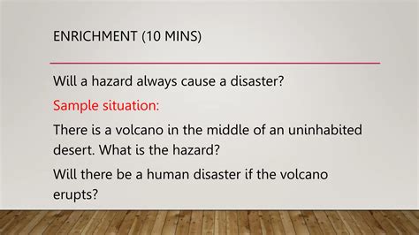 Identifying Classroom Hazards Disaster Readiness Pptx