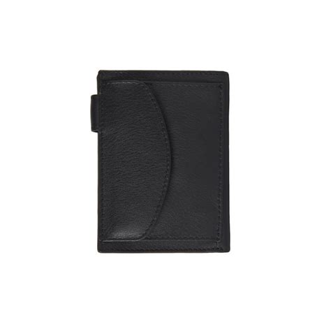 Cartera Monedero Piel Hombre Negro Box Pieldeubrique Com