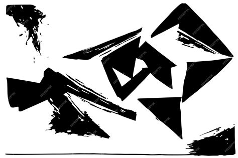 Premium Vector Black And White Abstract Texture Monochrome Abstract Background Vector Illustration