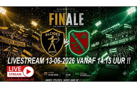 Livestream Alcides Fc Meppel