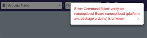 Cannot Upload Generated Code To Arduino Nano With Optiboot New Bootloader Arduino Every